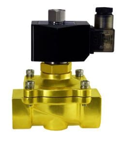 1" Inch Normally Open Brass Zero Differential Solenoid Valve - WIC Valve