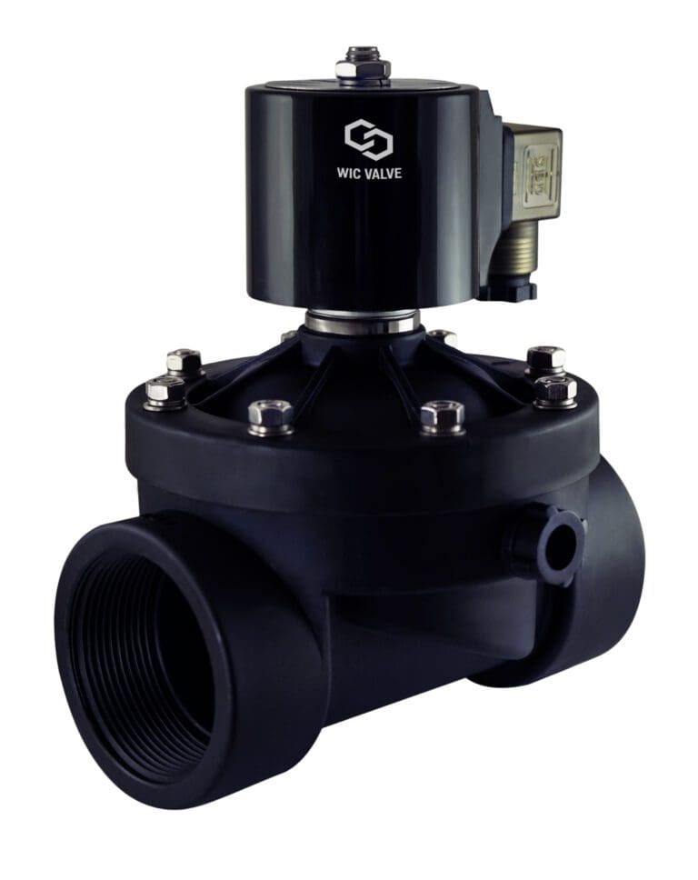 2" Inch PA66 Plastic Zero Differential Electric Solenoid Valve - WIC Valve