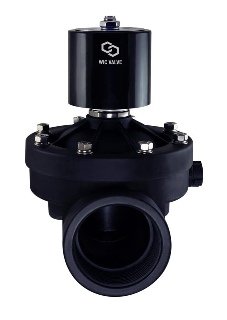 2" Inch PA66 Plastic Zero Differential Electric Solenoid Valve - WIC Valve