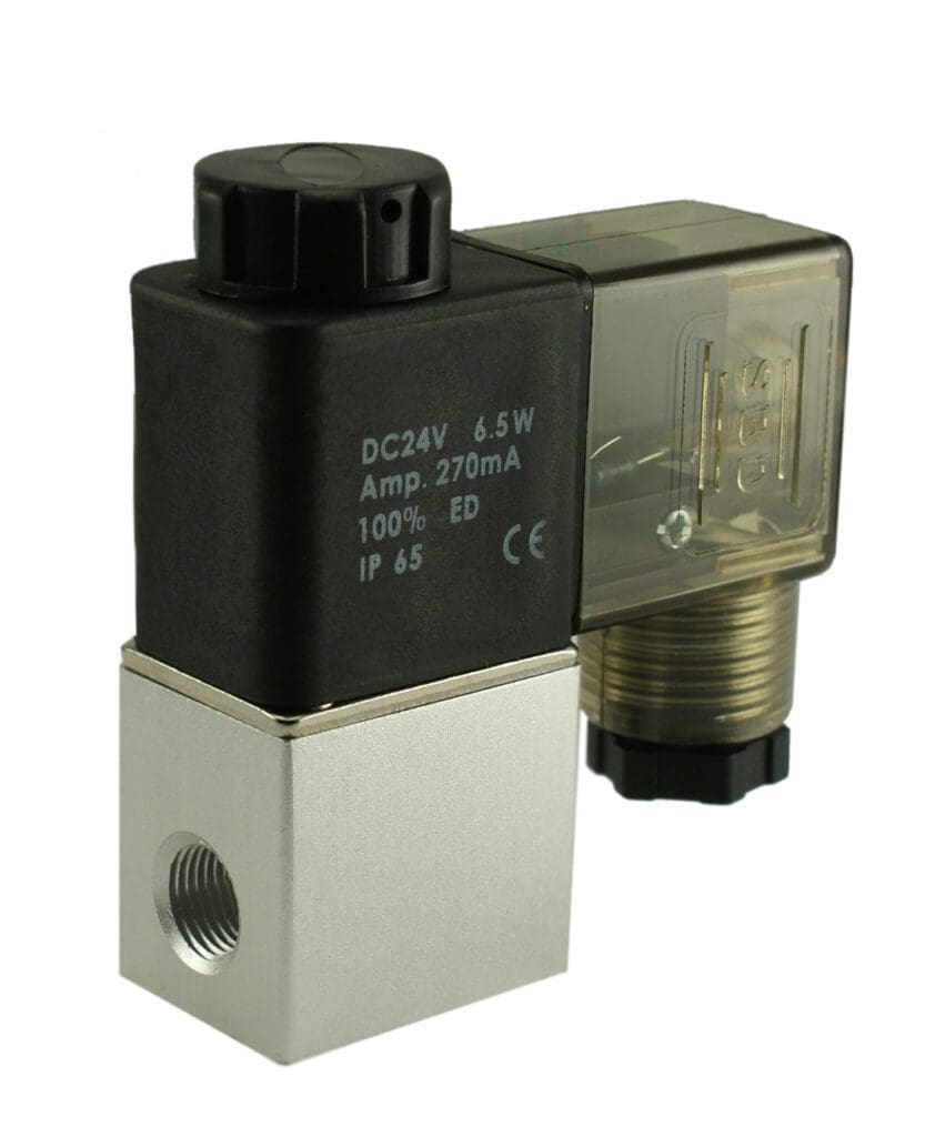 1/8" Fast Response Direct Acting Electric Solenoid Valve DIN - WIC Valve