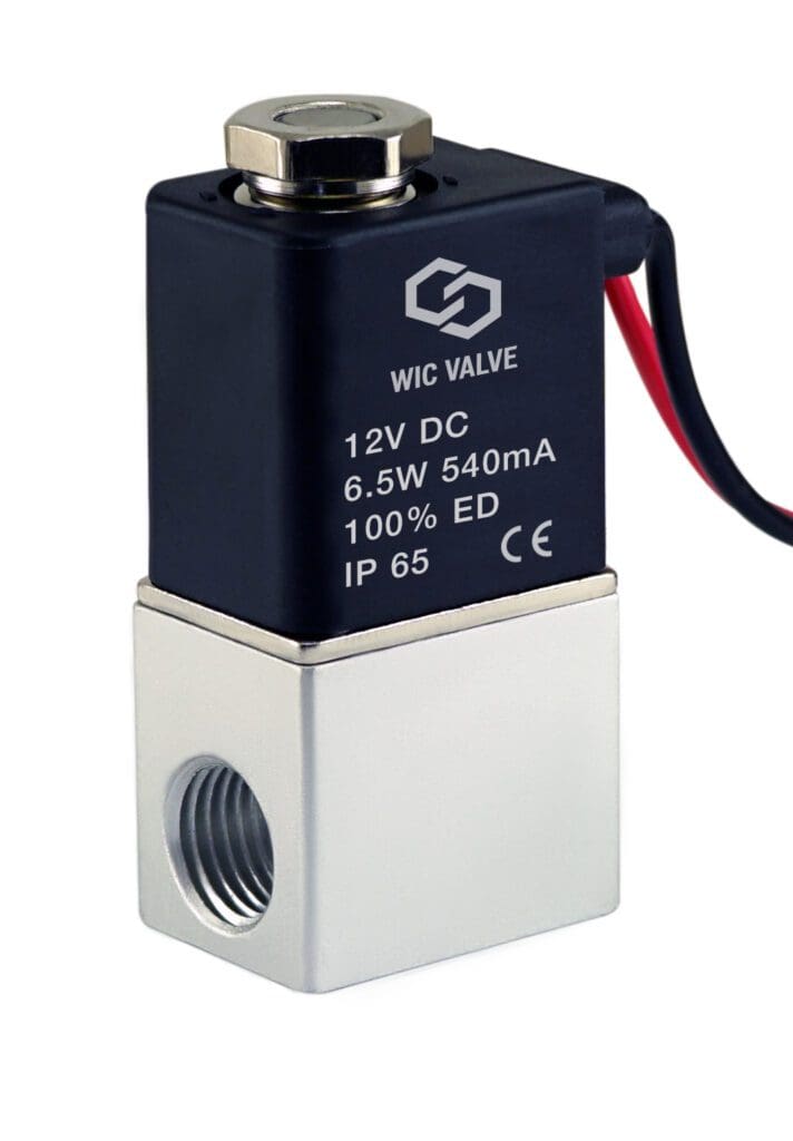 1/4" Inch Fast Response Air Water Electric Solenoid Valve NC - WIC Valve