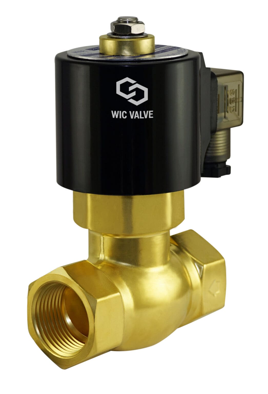 1" Inch Brass High Pressure Electric Steam Solenoid Valve - WIC Valve