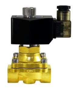 1/2" Inch Normally Open Brass Electric Solenoid Process Valve - WIC Valve