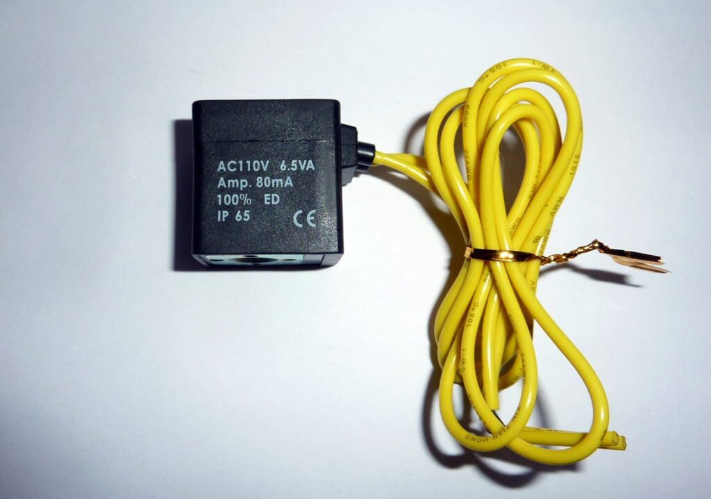 2K Series 110V AC Solenoid Valve Coil Grommet With Lead Wire - WIC Valve