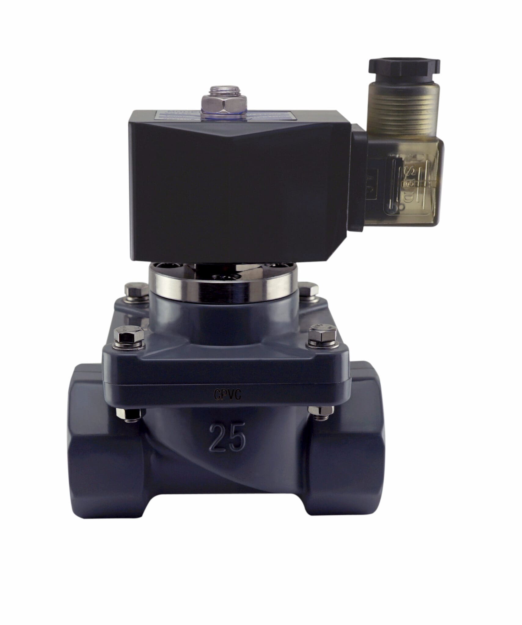 1/2" CPVC Anti Corrosion Power Efficient Electric Solenoid Valve - WIC Valve
