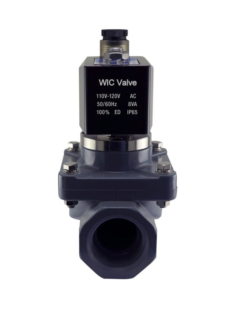 1/2" CPVC Anti Corrosion Power Efficient Electric Solenoid Valve - WIC Valve