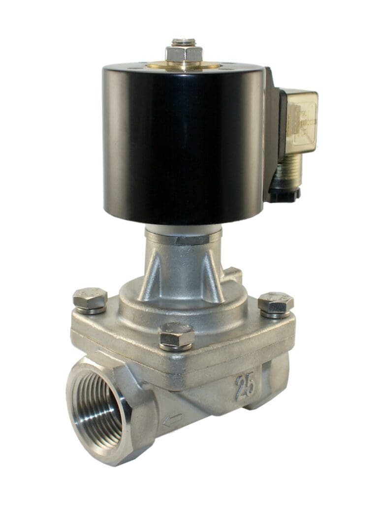 1" Inch Electric Zero Differential Steam Solenoid Process Valve - WIC Valve