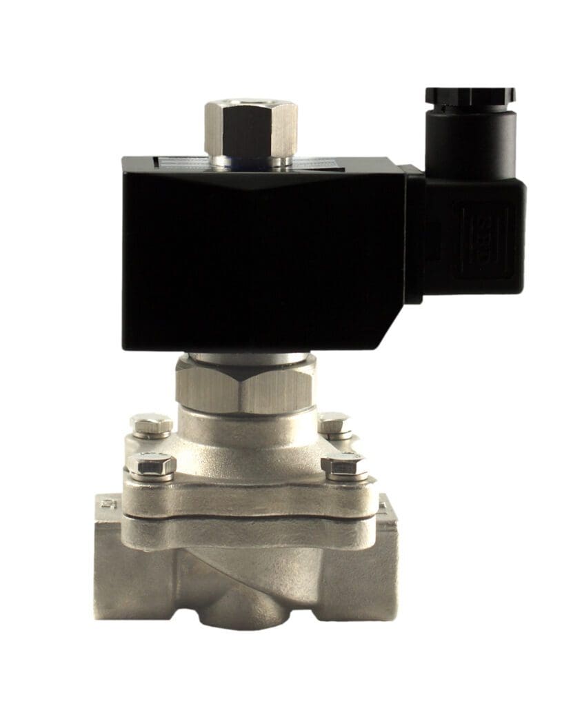 1/2" Normally Open Stainless Steel Electric Solenoid Valve - WIC Valve