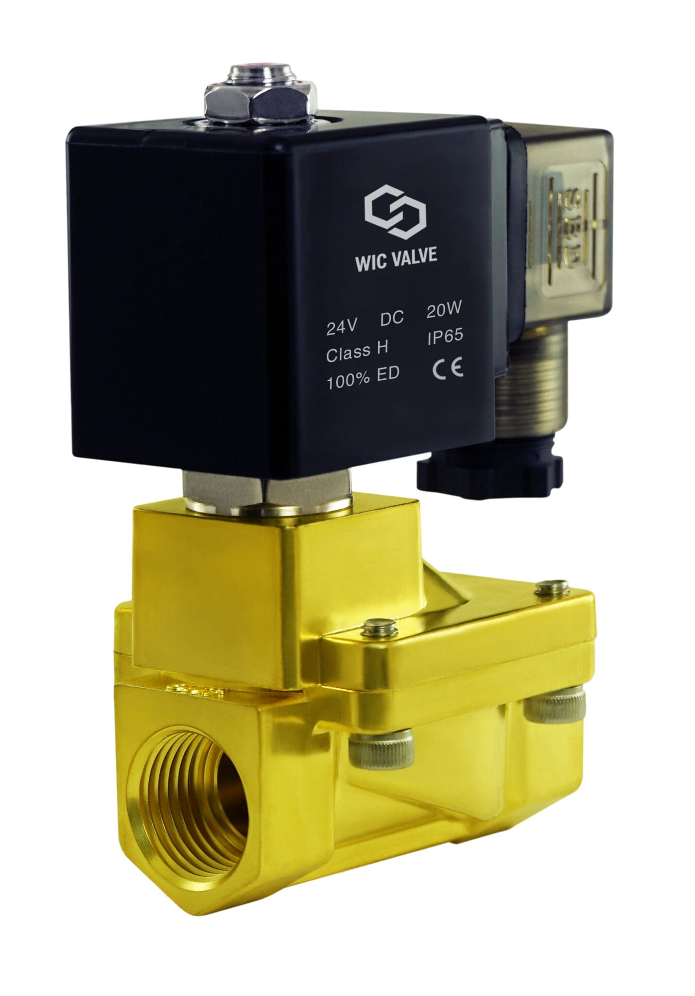 1/2" Inch High Pressure 230 PSI Electric Solenoid Valve NC - WIC Valve