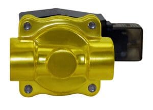 1/2" Inch Normally Open Brass Electric Solenoid Process Valve - WIC Valve