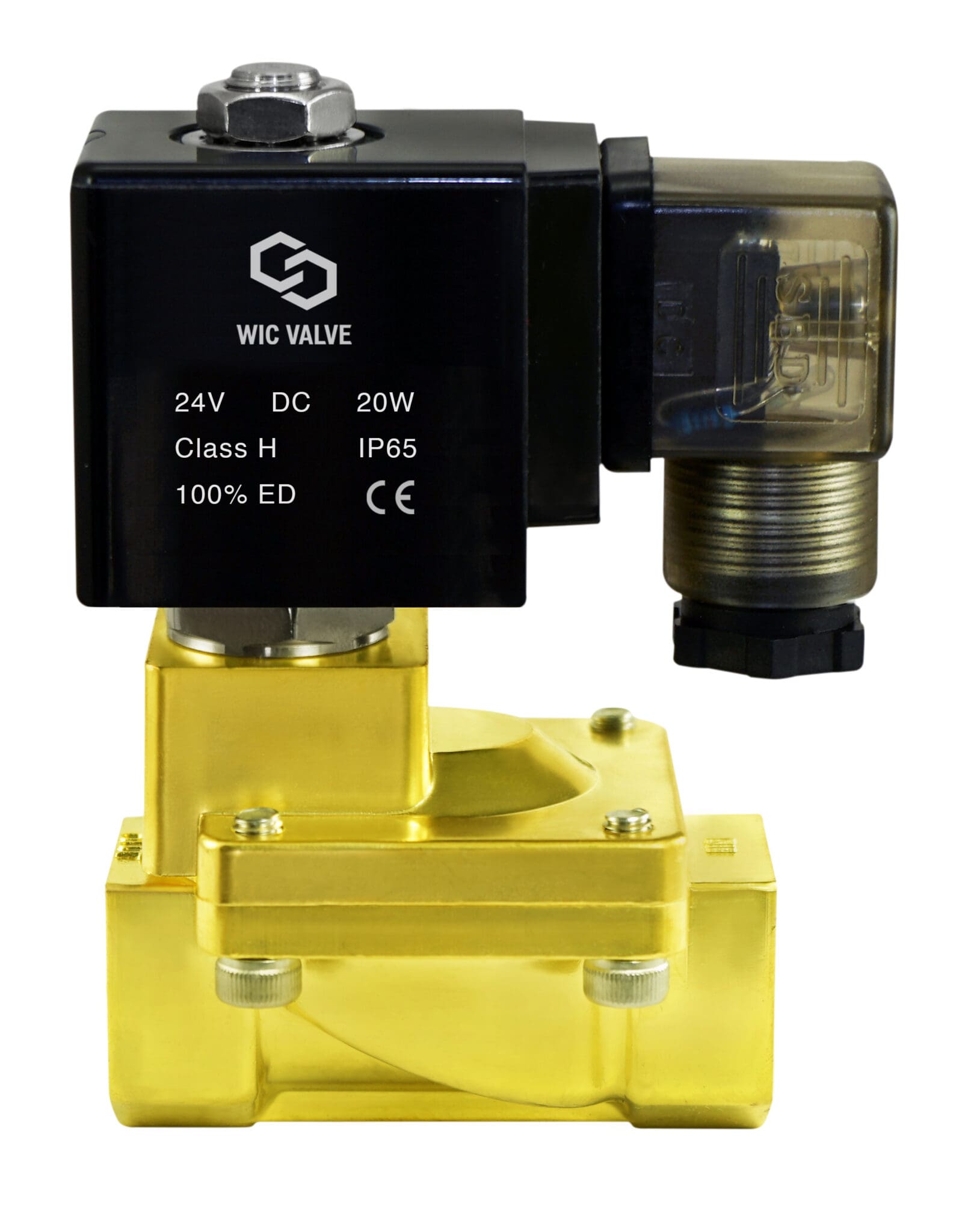 1/2" Inch High Pressure 230 PSI Electric Solenoid Valve NC - WIC Valve