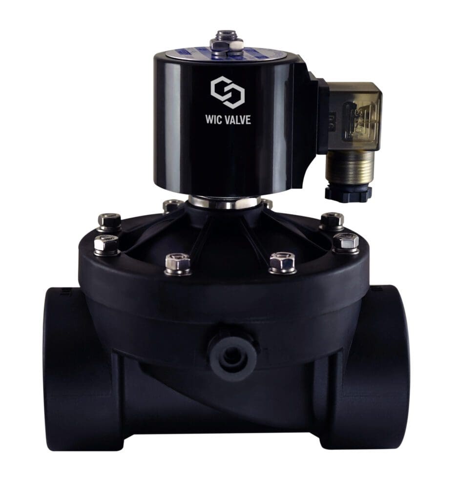 2" Inch PA66 Plastic Zero Differential Electric Solenoid Valve - WIC Valve