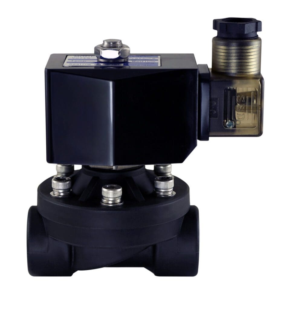 1/2" Plastic Zero Differential Electric Water Solenoid Valve NC - WIC Valve