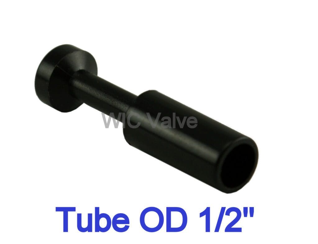 Plug Connector Tube OD 1/2" Inch Plug In Tube Fitting - WIC Valve