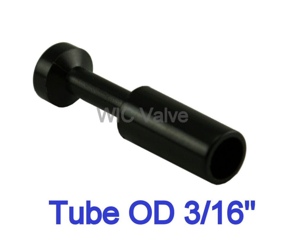 Plug Connector Tube OD 3/16" Inch Plug In Tube Fitting - WIC Valve