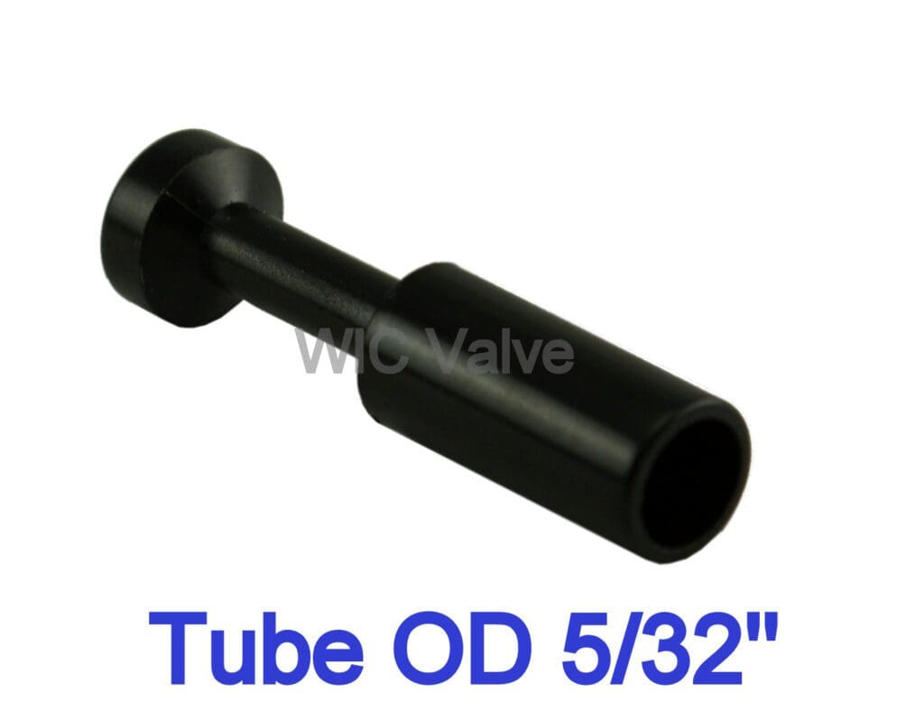 Plug Connector Tube OD 5/32" Inch Plug In Tube Fitting - WIC Valve