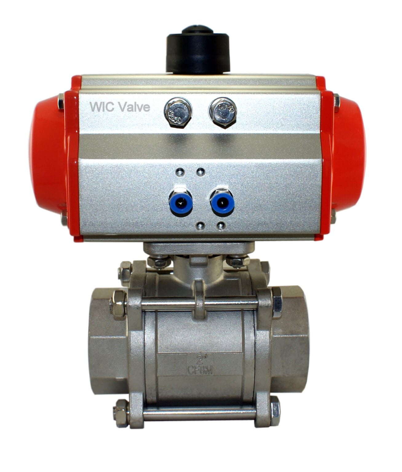 2" Inch Pneumatic Air Actuated Ball Valve Double Acting - WIC Valve