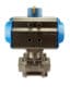 1/2" Inch Pneumatic Single Acting Air Actuated Ball Valve - WIC Valve