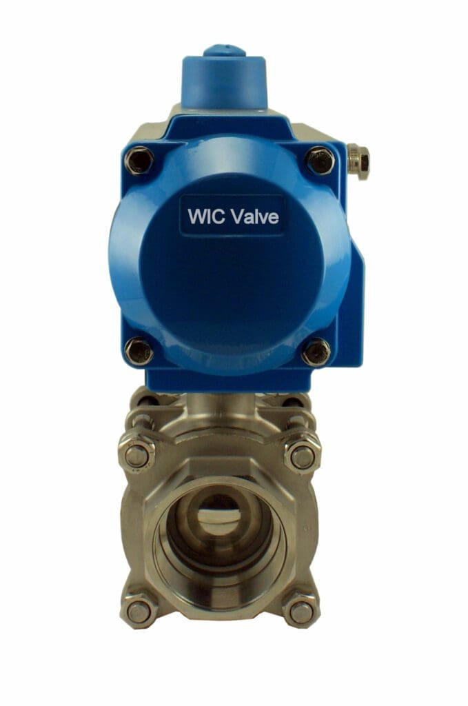 2 Inch Pneumatic Single Acting Air Actuated Ball Valve - WIC Valve