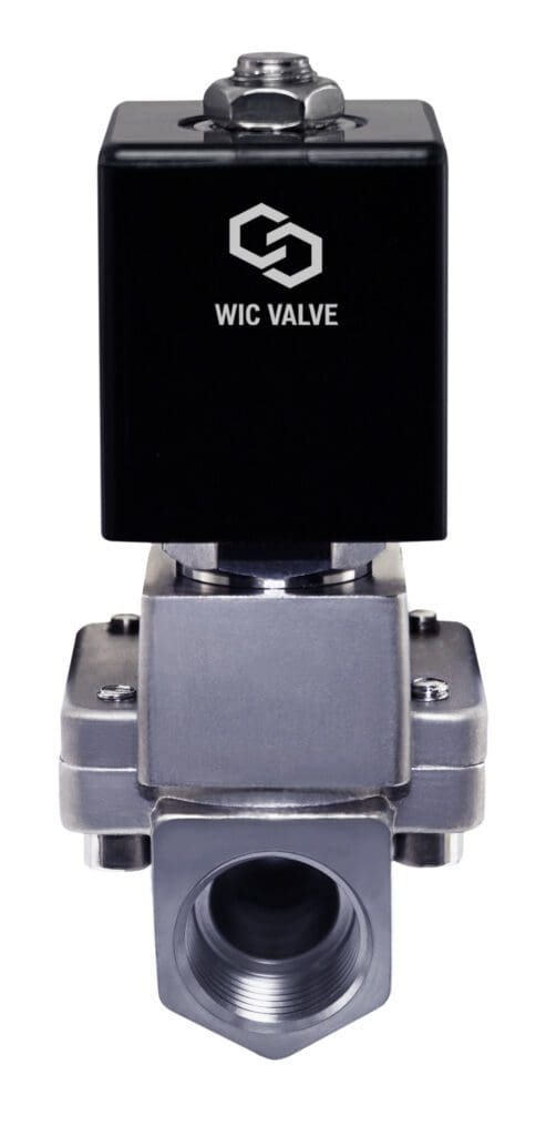 1.5" S316 Stainless High Pressure Electric Water Process Valve - WIC Valve