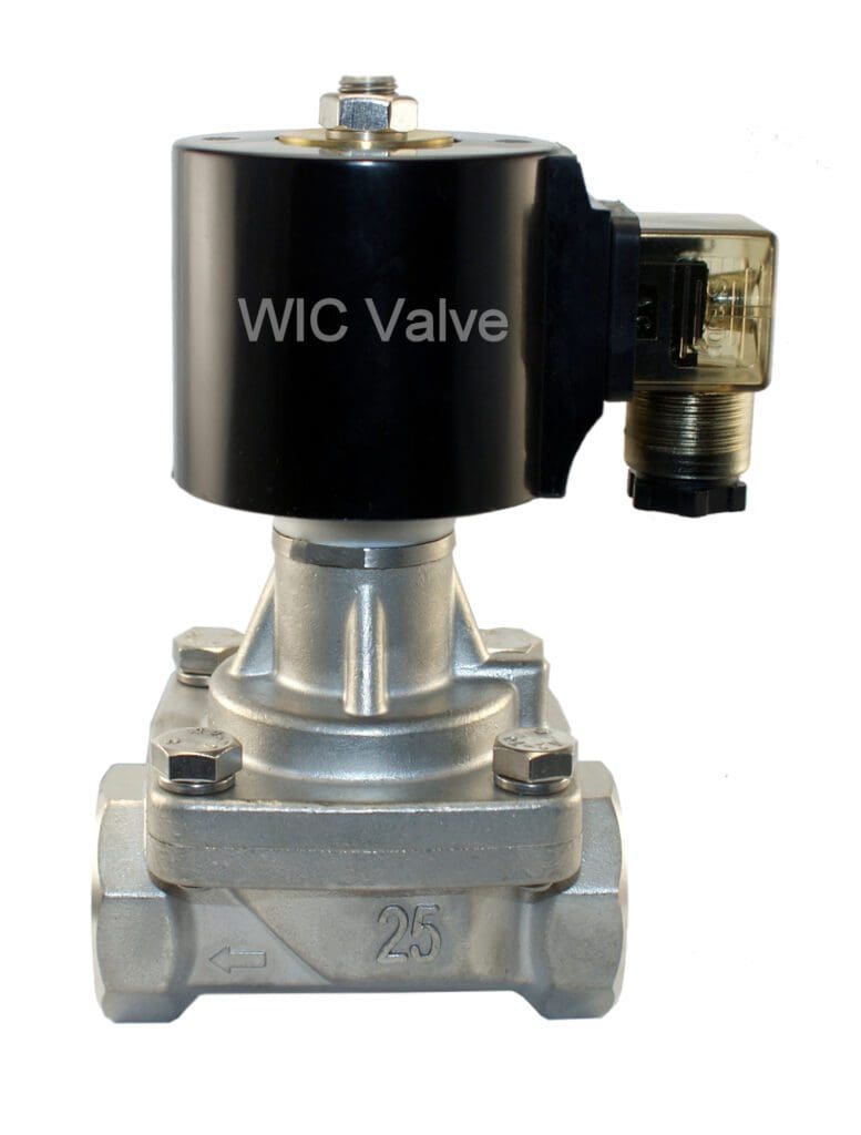 1" Inch Electric Zero Differential Steam Solenoid Process Valve - WIC Valve