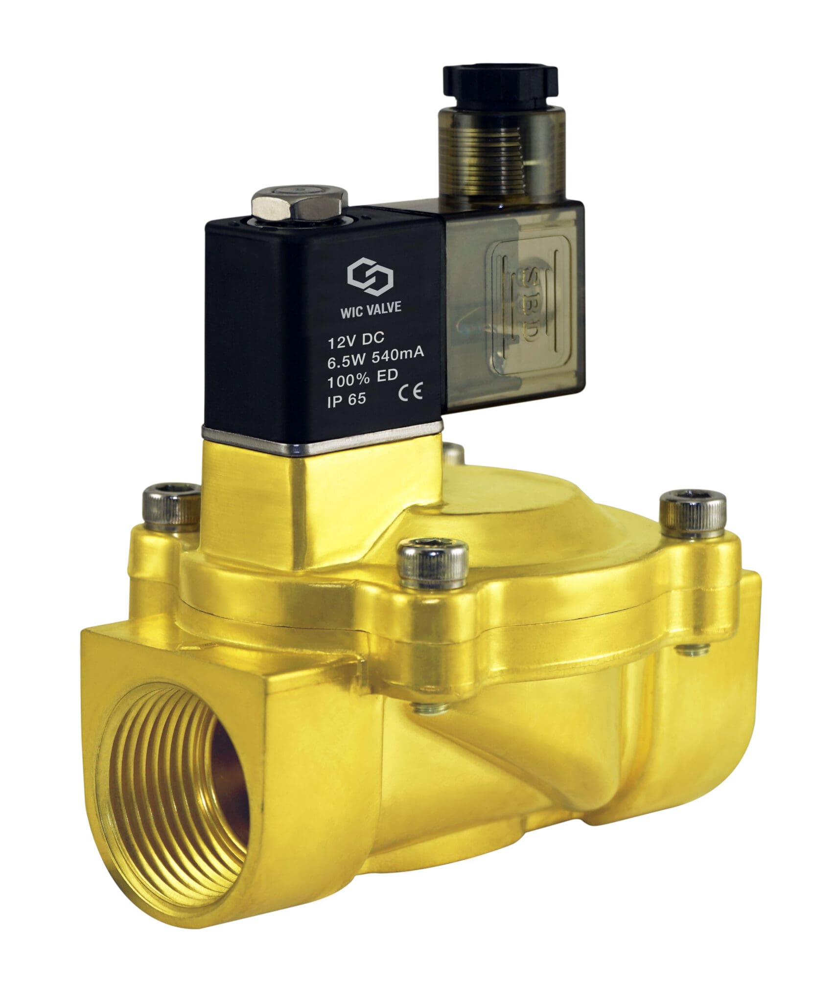 1" Inch Low Power Consumption Brass Electric Solenoid Valve - WIC Valve