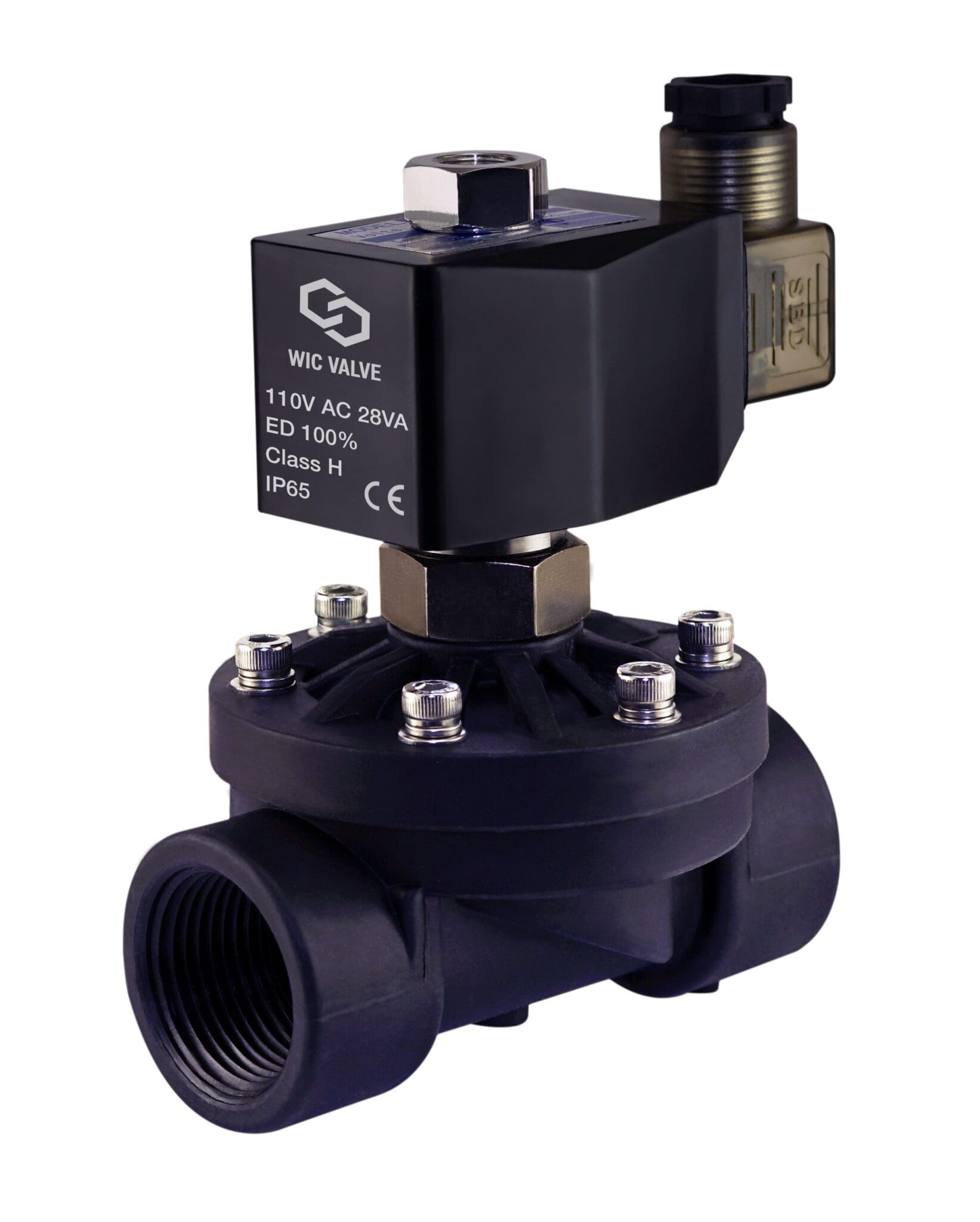 1 Inch Normally Open Zero Differential Electric Solenoid Valve - WIC Valve