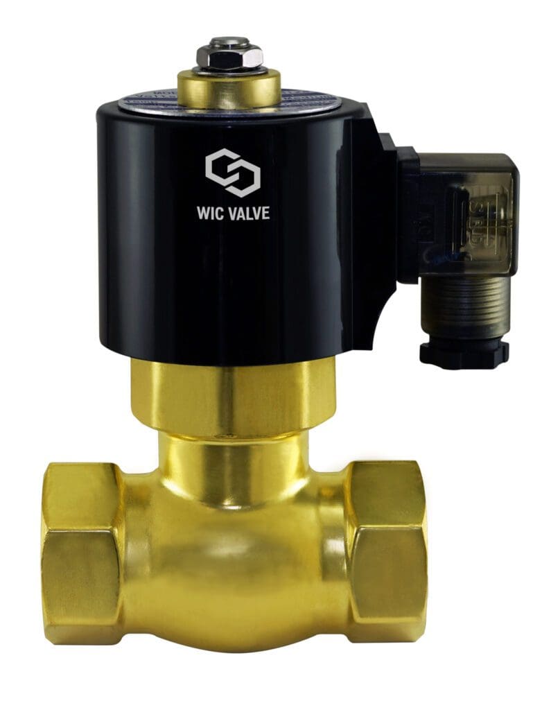 1" Inch Brass High Pressure Electric Steam Solenoid Valve - WIC Valve