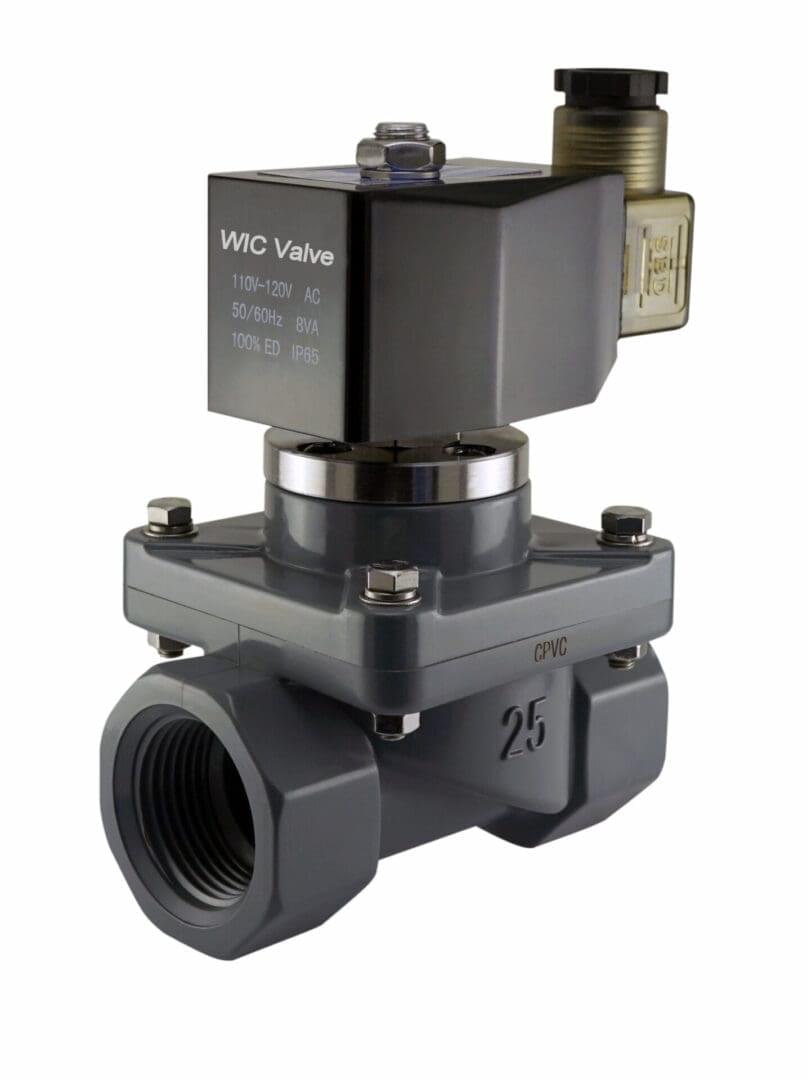 1/2" CPVC Anti Corrosion Power Efficient Electric Solenoid Valve - WIC ...