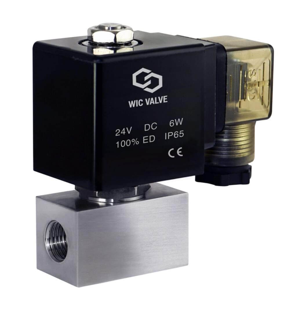 1/4" High Pressure 2610/1740 PSI Stainless Electric Valve - WIC Valve